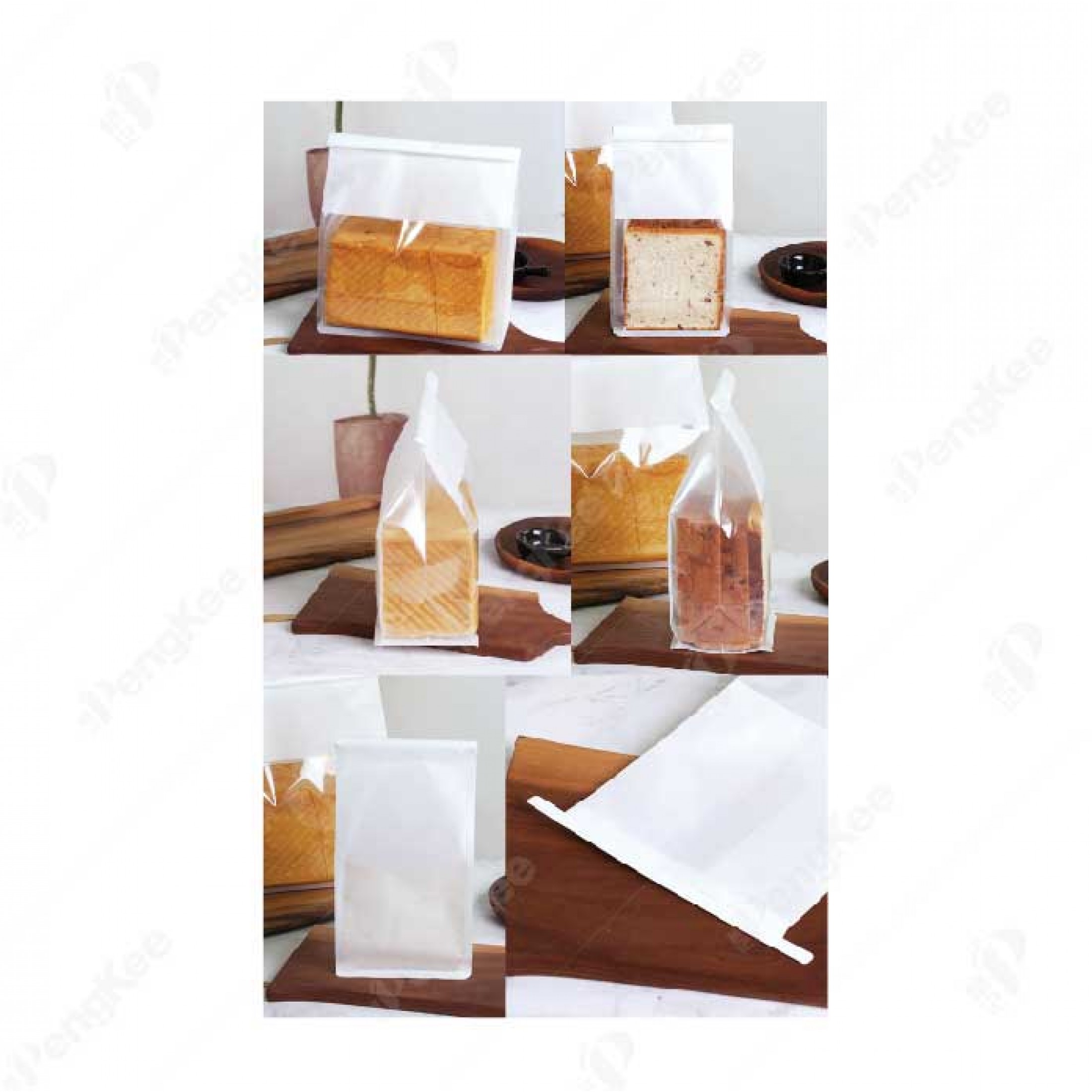 KRAFT EIGHT-SIDE BREAD SEALED BAG